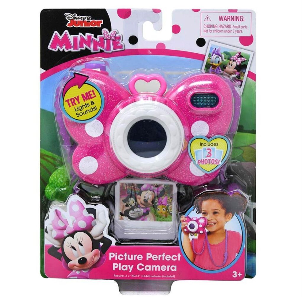 Camara De Minnie Mouse de Juguete Para Nina con Luz y Sonido - La ...